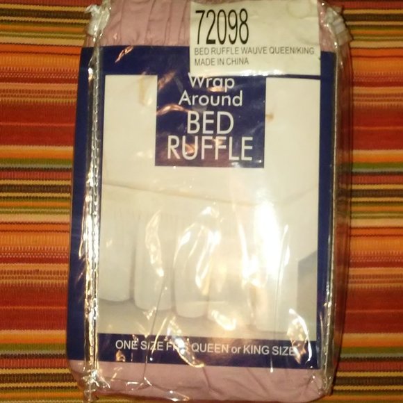 Madison | Bedding | Madison Wrap Around Dust Bed Ruffle Pink One Size ...